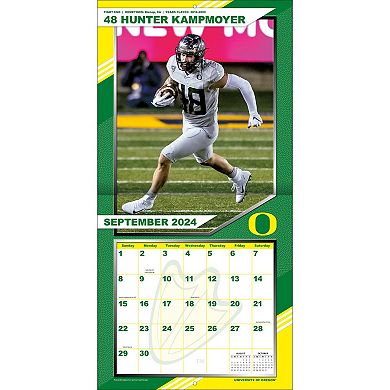 Oregon Ducks 2024-2025 12” x 12” Team Wall Calendar