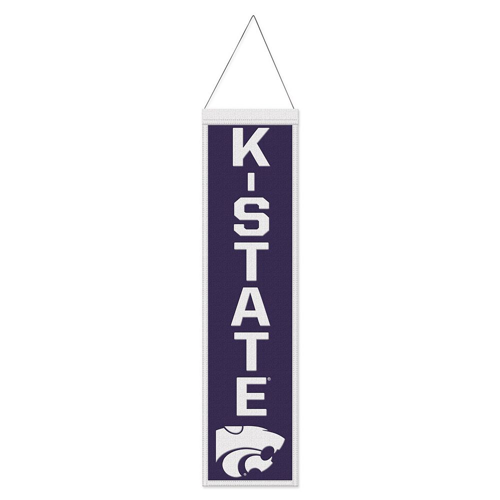WinCraft Kansas State Wildcats 8" x 32" Slogan Wool Banner