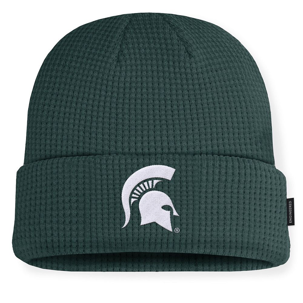 Men's Nike Green Michigan State Spartans On-Field Terra Waffle Cuffed ...