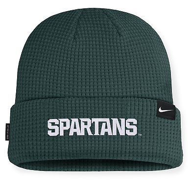 Men's Nike Green Michigan State Spartans On-Field Terra Waffle Cuffed ...