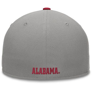 Men's Top of the World Gray/Crimson Alabama Crimson Tide Rally Two-Tone ...