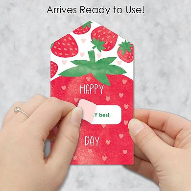 Big Dot Of Happiness Berry Sweet Strawberry Cards For Kids Happy ...