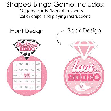 Big Dot Of Happiness Last Rodeo - Bar Pink Cowgirl Bachelorette Party ...