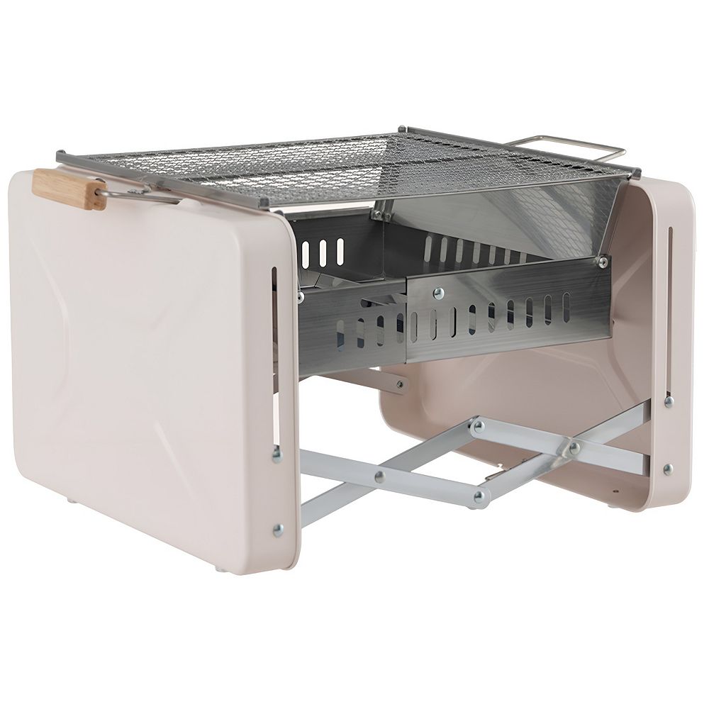 Folding Charcoal Bbq Grill With Dishwasher-safe Grill Grids And ...