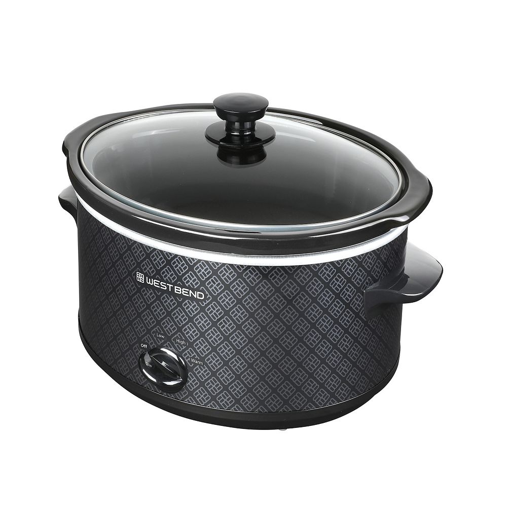 West Bend 4-qt. Patterned Slow Cooker