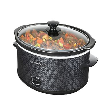 West Bend 4-qt. Patterned Slow Cooker