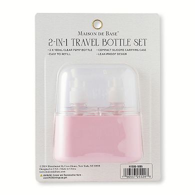 MAISON DE BASE 2-in-1 Travel Bottle Set