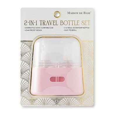 MAISON DE BASE 2-in-1 Travel Bottle Set