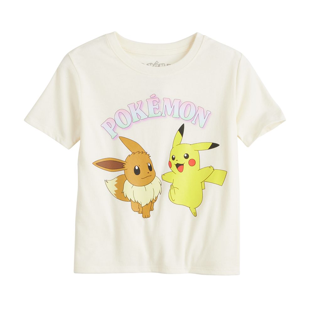 Girls' Evee & Pikachu Graphic Tee