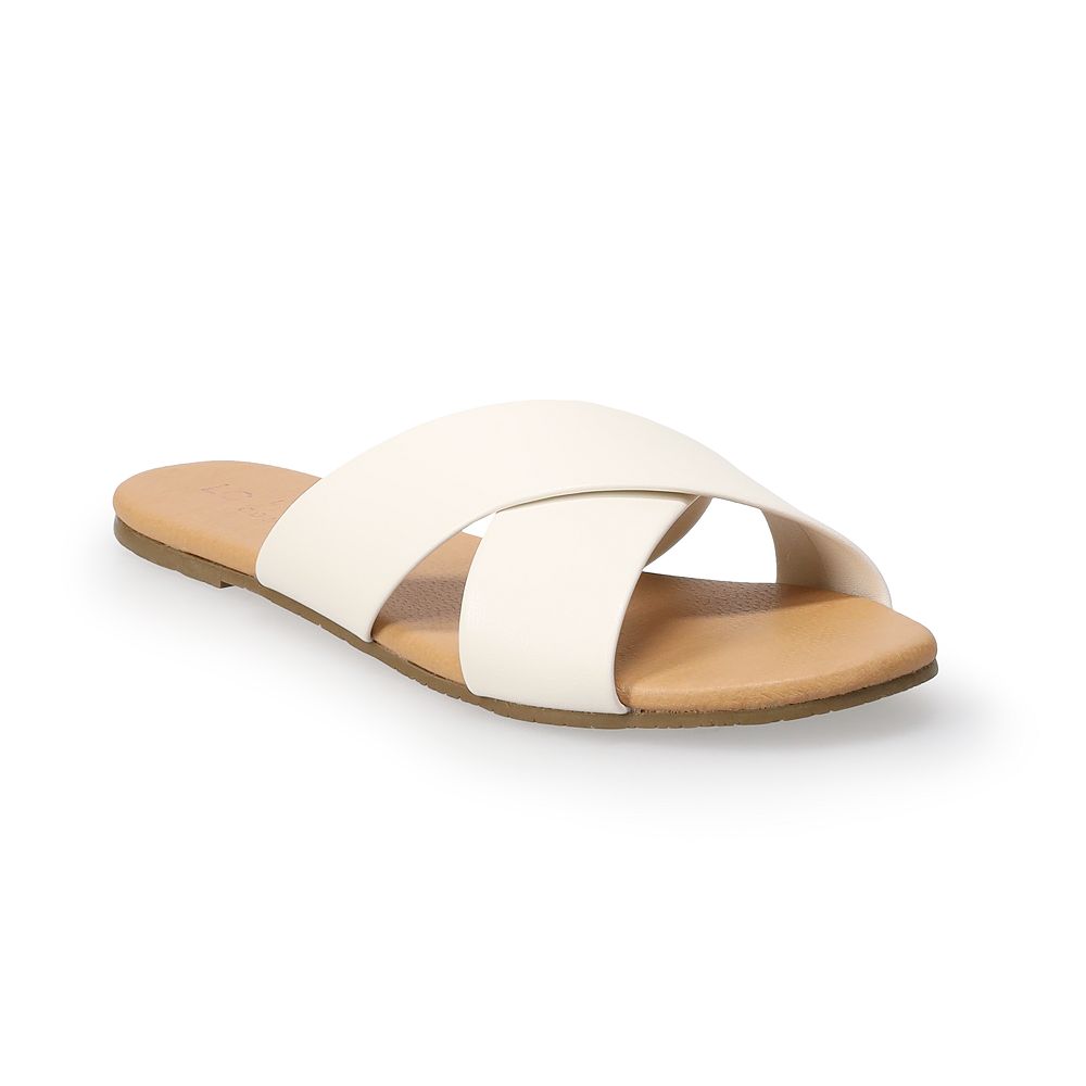 LC Lauren Conrad Crossband Women's Sandals