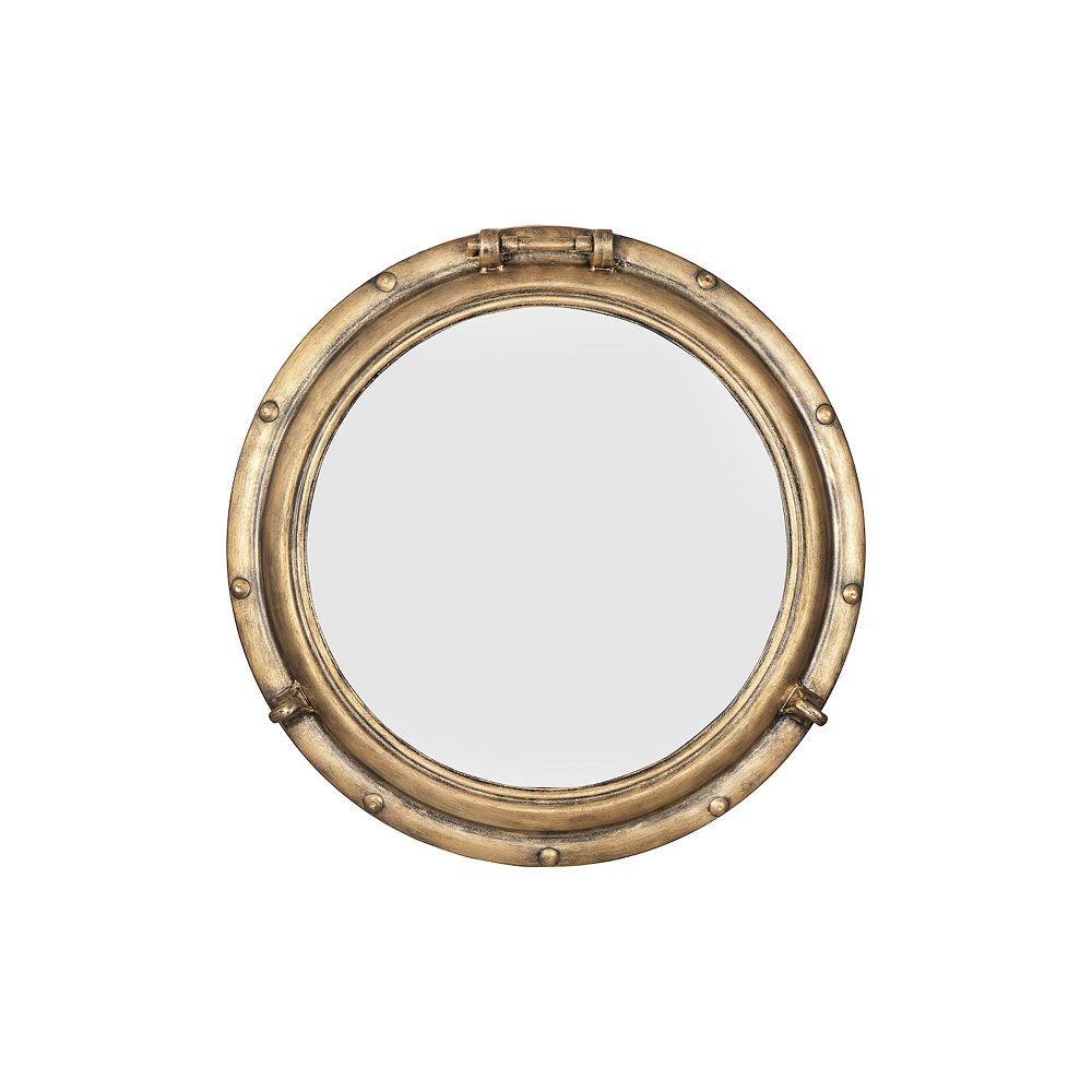 Nautical Round Metal Porthole Wall Mirror