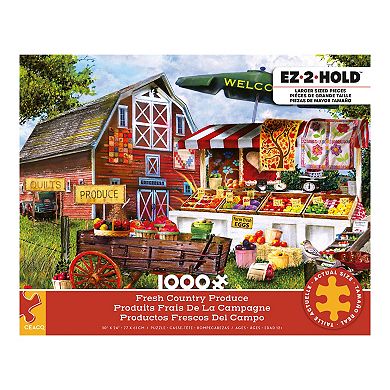 Ceaco 1000 pc. Fresh Country Produce Oversized Jigsaw Puzzle