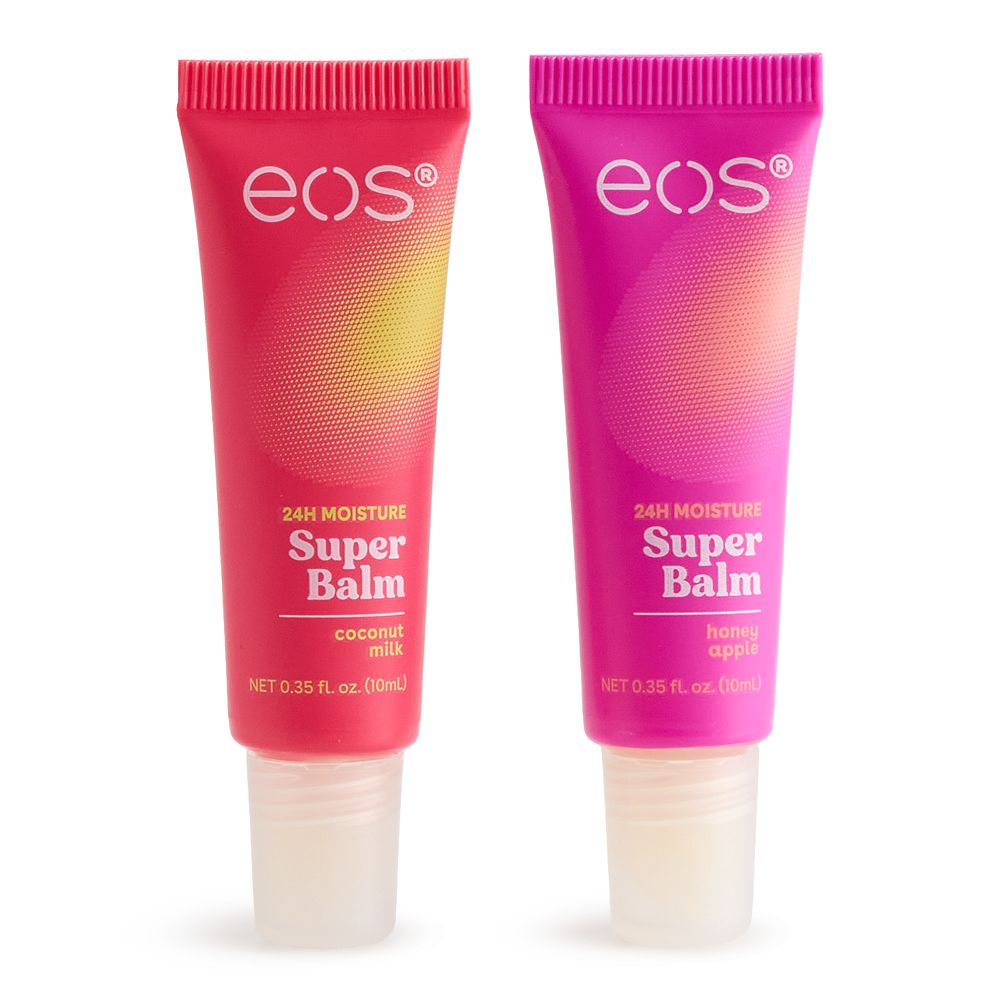 eos 24 Hour Moisture Super Lip Balm - Coconut Milk & Honey Apple 2-pk.