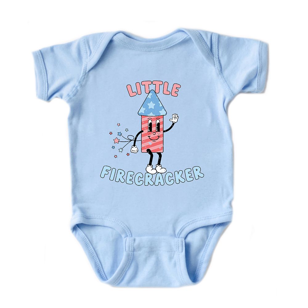 Retro Little Firecracker Baby Bodysuit