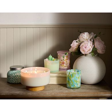 Sonoma Goods For Life® Blue Citron 40-oz. Frosted Glass Scented Candle