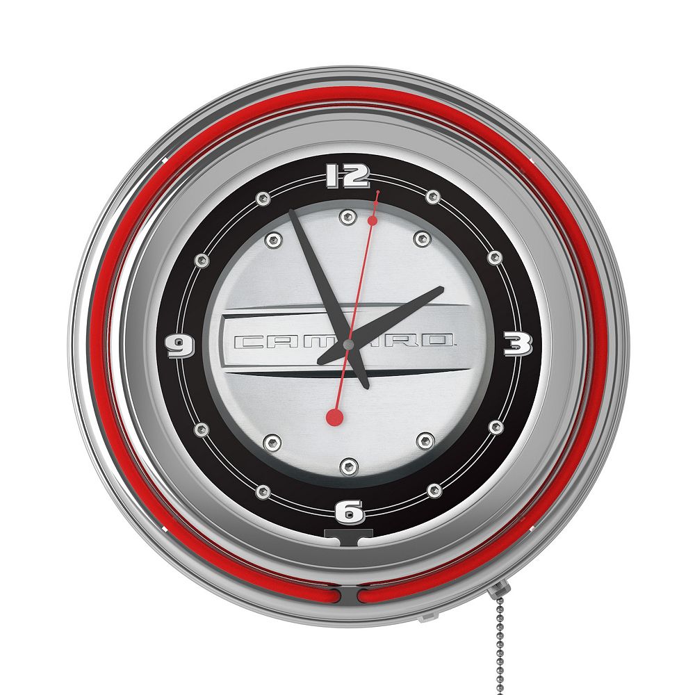Camaro Retro Neon Wall Clock