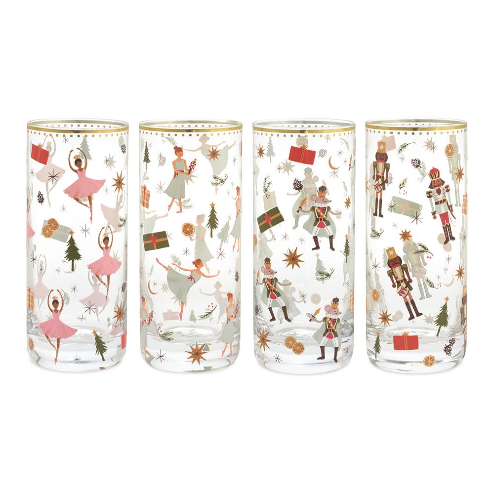 Hallmark Nutcracker Ballet 4-pc. Drinking Glass Set