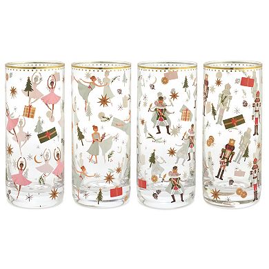 Hallmark Nutcracker Ballet 4-pc. Drinking Glass Set