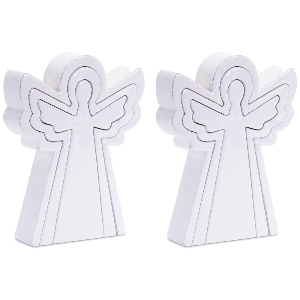 Nesting Angels Puzzle Set - Religious Holiday Decor - Set of 2