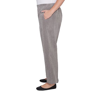 Plus Size Alfred Dunner Copenhagen Corduroy Average Length Pants