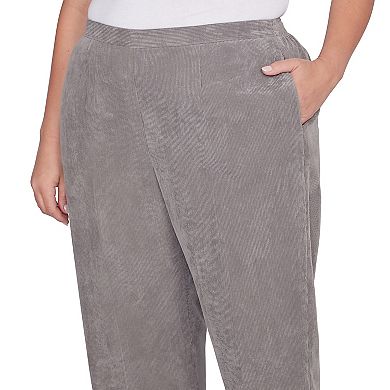 Plus Size Alfred Dunner Copenhagen Corduroy Average Length Pants