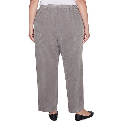 Plus Size Alfred Dunner Copenhagen Corduroy Average Length Pants
