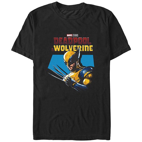 Men's Marvel Deadpool And Wolverine Fierce Wolverine Graphic Tee