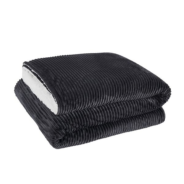 Brooklyn Loom Corduroy Tan 50" x 70" Throw Blanket