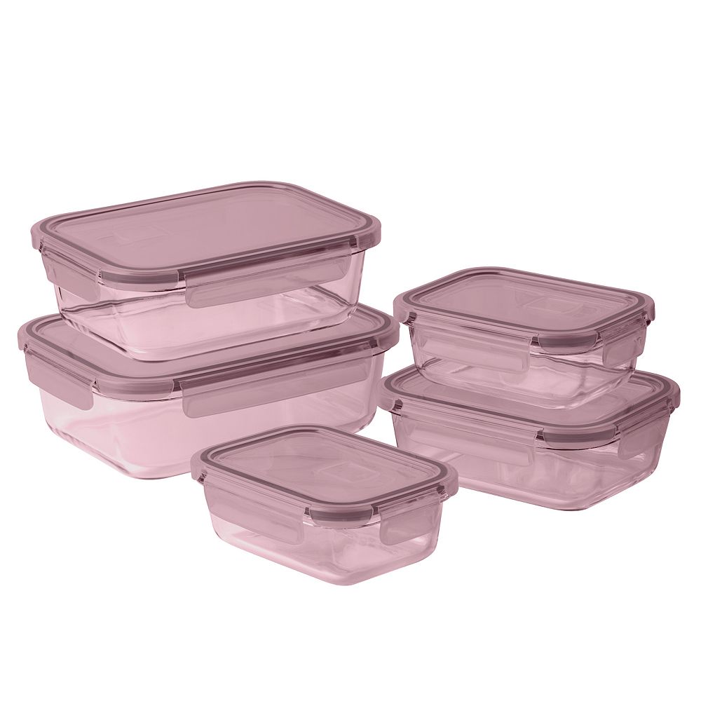 Cook With Color Glass Food Storage Container 10-piece Set