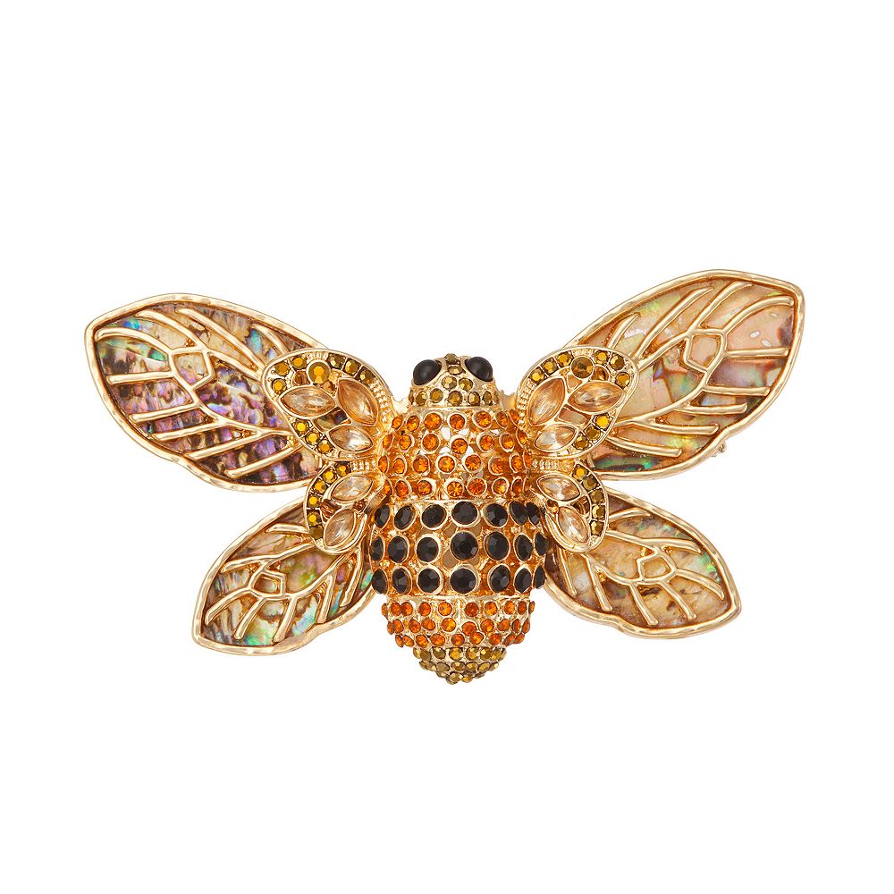 Napier Gold Tone Bee Pin