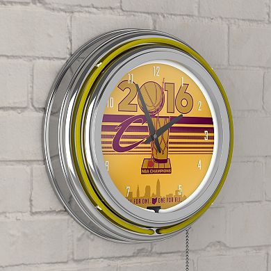 Trademark Gameroom Cleveland Cavaliers 2016 NBA Champions Retro Neon ...
