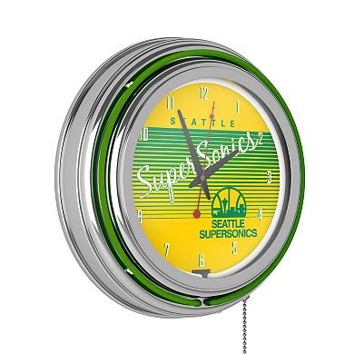 Trademark Gameroom Seattle Supersonics Hardwood Classics Retro Neon ...