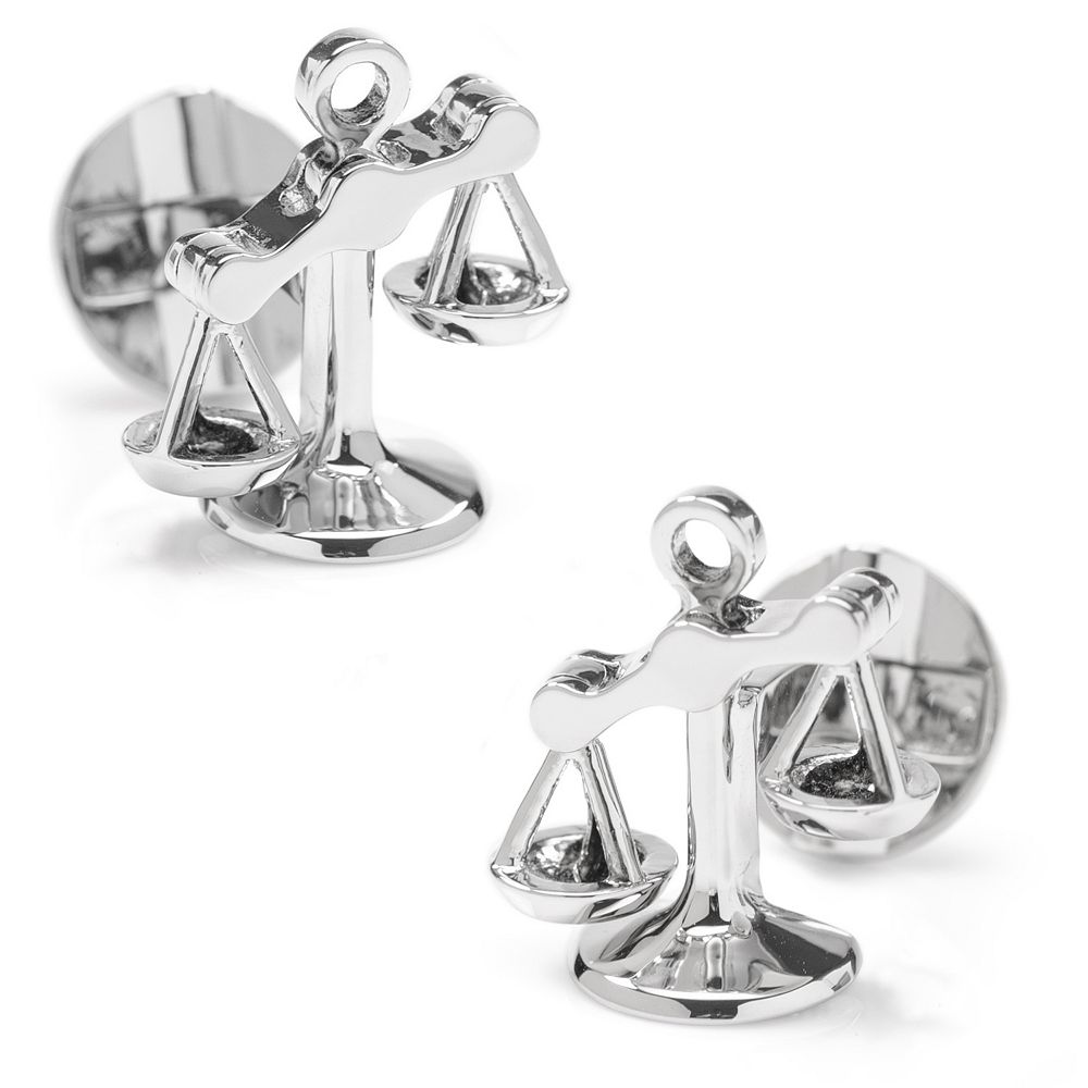 Moving Parts Scales Of Justice Cufflinks