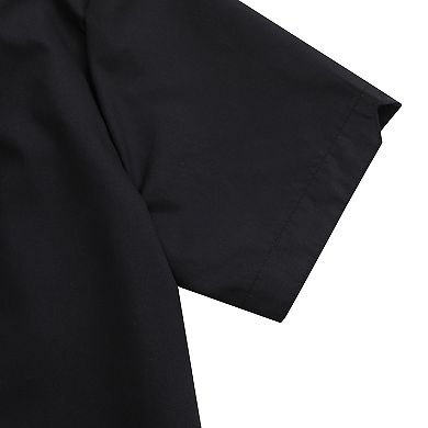 Men's Muscle Shirts Short Sleeve Button Up Shirt Slim Fit Dress Shirts