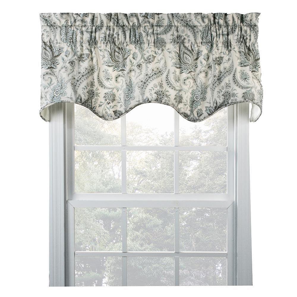 Artissimo D.filler 3" Rod Pocket Self Cord Bottom Edge Valance For Windows
