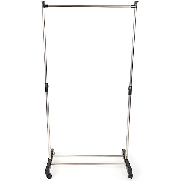 Single-bar Vertical & Horizontal Stretching Stand Clothes Rack with ...