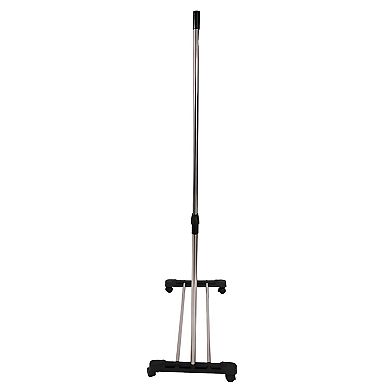 Single-bar Vertical & Horizontal Stretching Stand Clothes Rack with ...