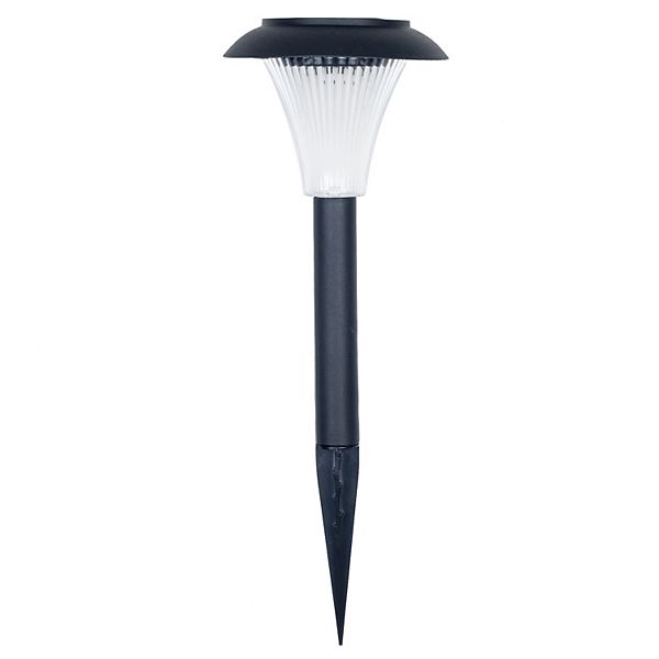 Pure Garden Solar Powered Outdoor Lights LED Stake Spotlight Fixture ...