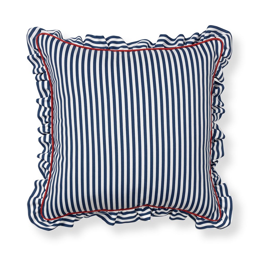 Sonoma Goods For Life® Indoor / Outdoor Stripe Ruffle Oversized Throw ...
