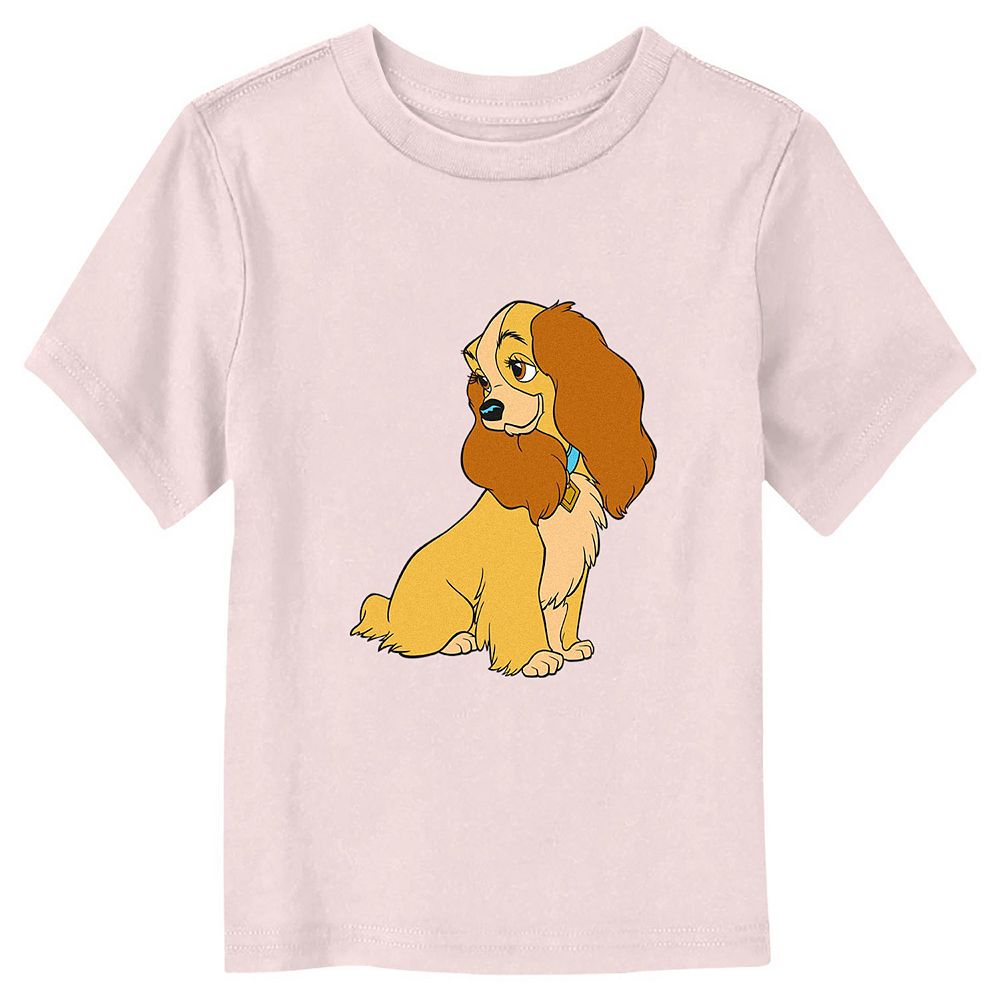 Lady And The Tramp Large Lady Portrait Toddler Tee