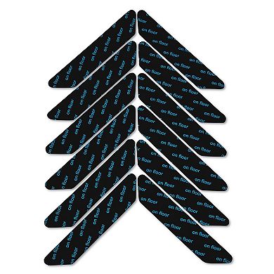 Collections Etc Non Slip Rug Corner Gripper Pads - Set Of 12