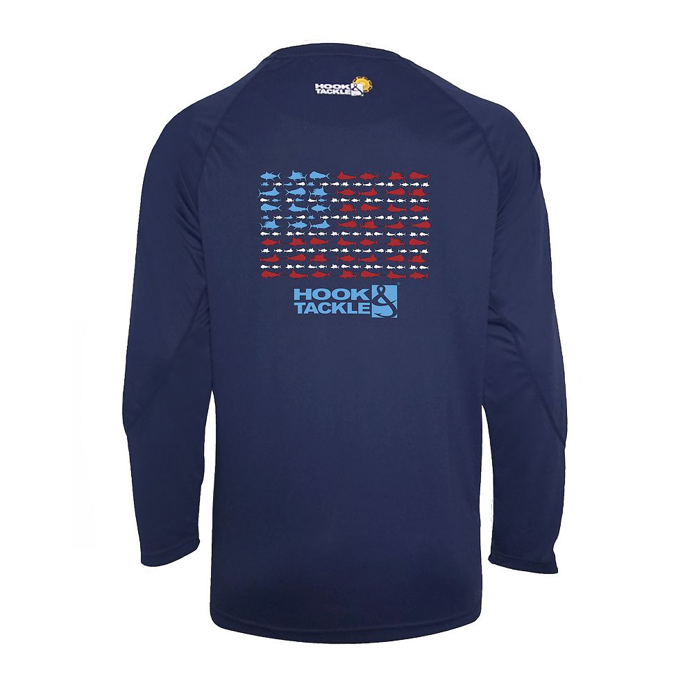 American Fish L/s Uv Fishing T-shirt