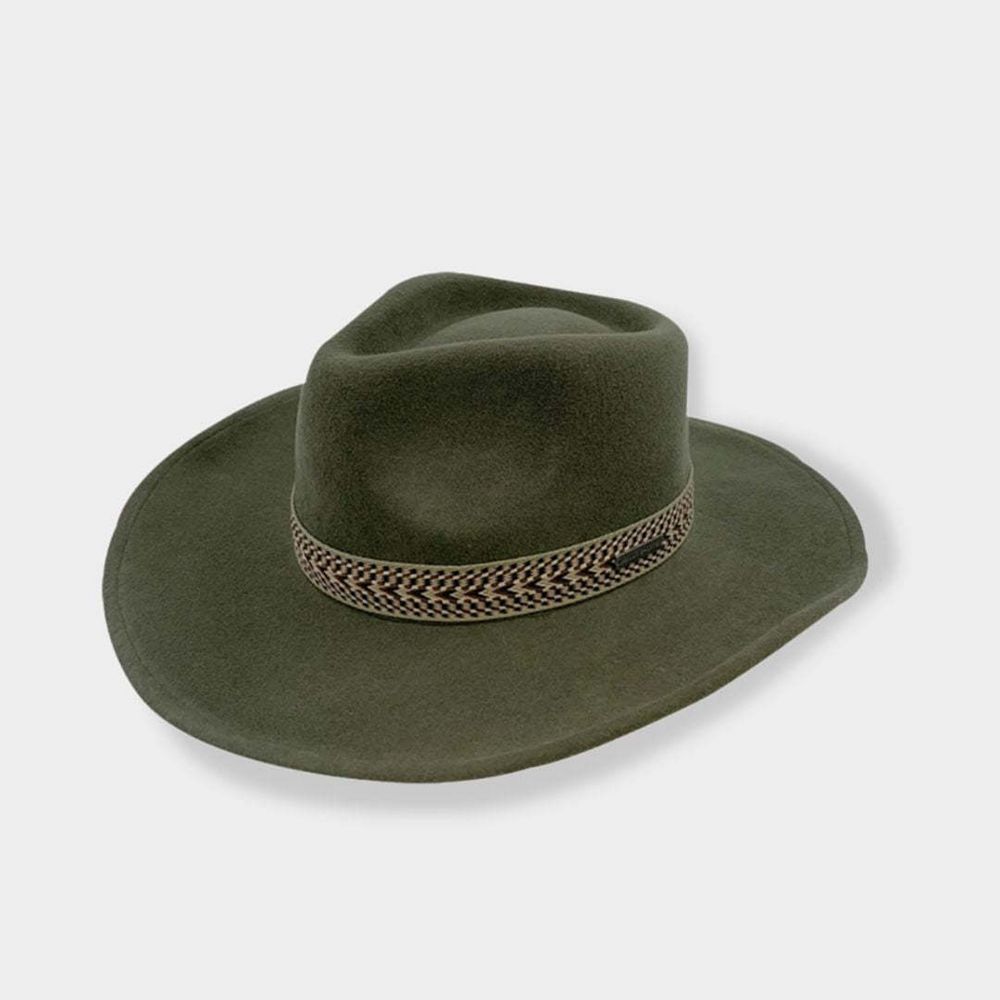 Kanut Sports Unisex Rogue Woven Band Wool Felt Hat