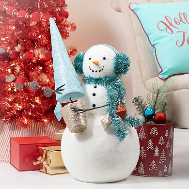 Sullivan's 3-pc. Red Metal Tree Motif Planter Set