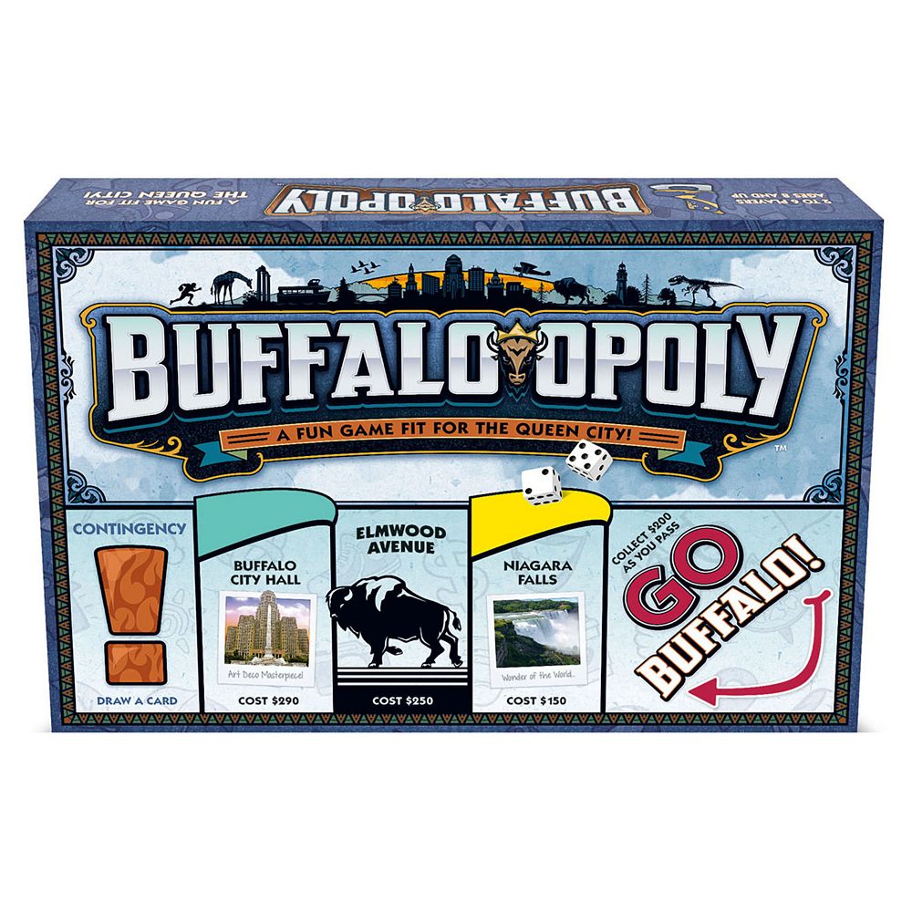 Late For The Sky: Buffalo-Opoly - City Themed Family Board Game
