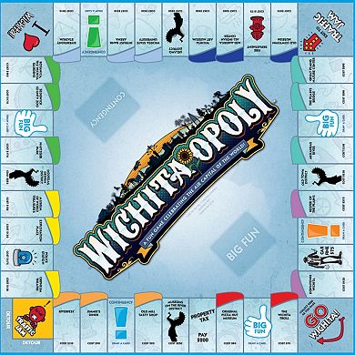Late For The Sky: Wichita-Opoly - City Themed Family Board Game