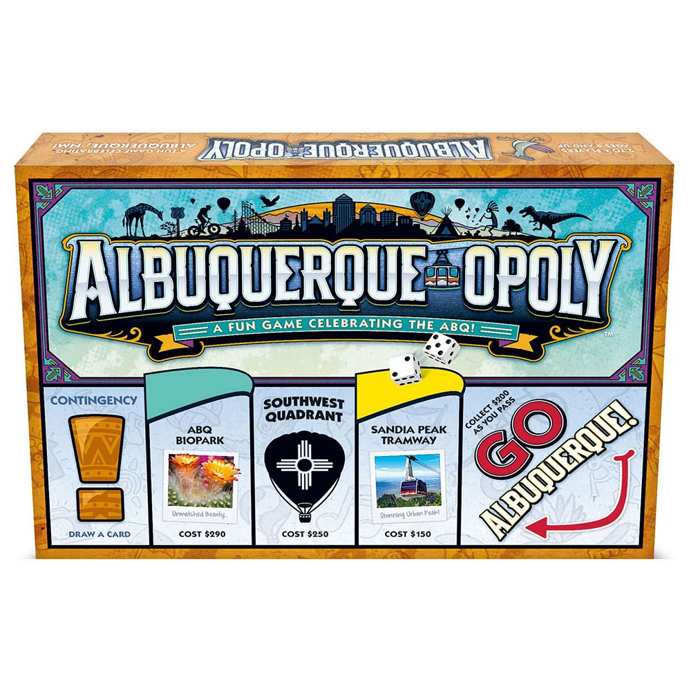 Late For The Sky: Albuquerque-Opoly - City Themed Family Board Game