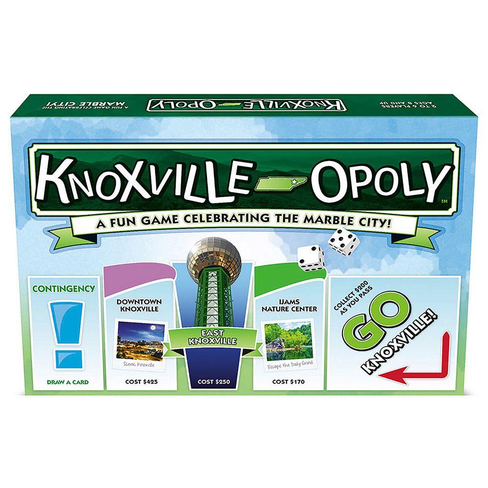 Late For The Sky: Knoxville-Opoly - City Themed Family Board Game
