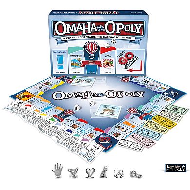 Late For The Sky: Omaha-Opoly - City Themed Family Board Game