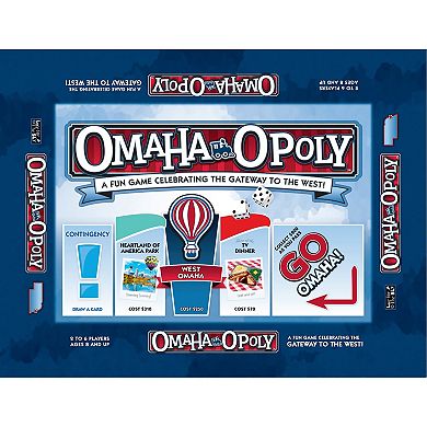 Late For The Sky: Omaha-Opoly - City Themed Family Board Game